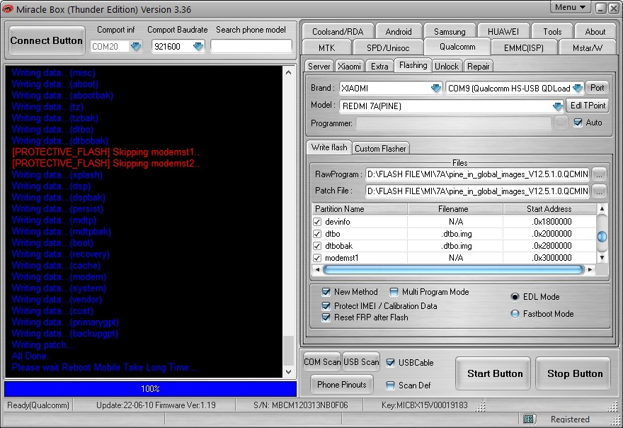 Redmi 7A hang on logo done by flashing with miracle box - GSM-Forum